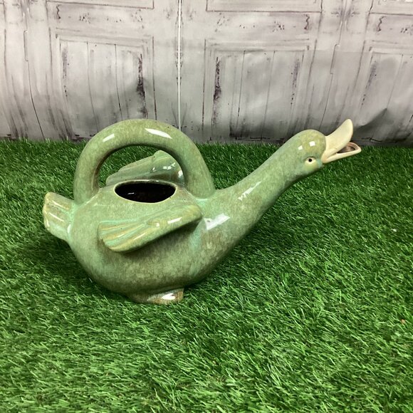 Accents | Ceramic Duck Watering Can | Poshmark